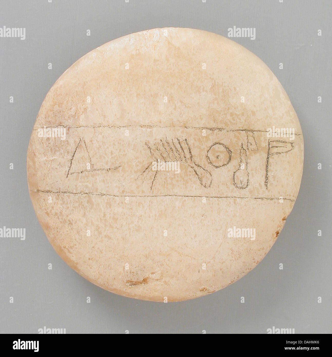 This jar lid, bearing the partial name of King Hor I from Egypt’s 13th ...