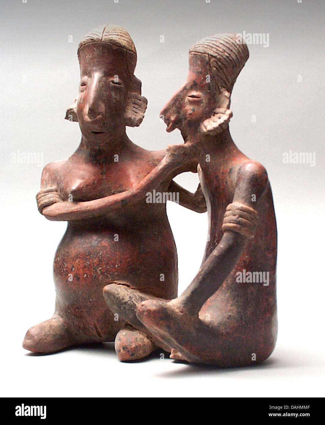 A sculpture titled 'Joined Couple,' representing the concept of unity ...