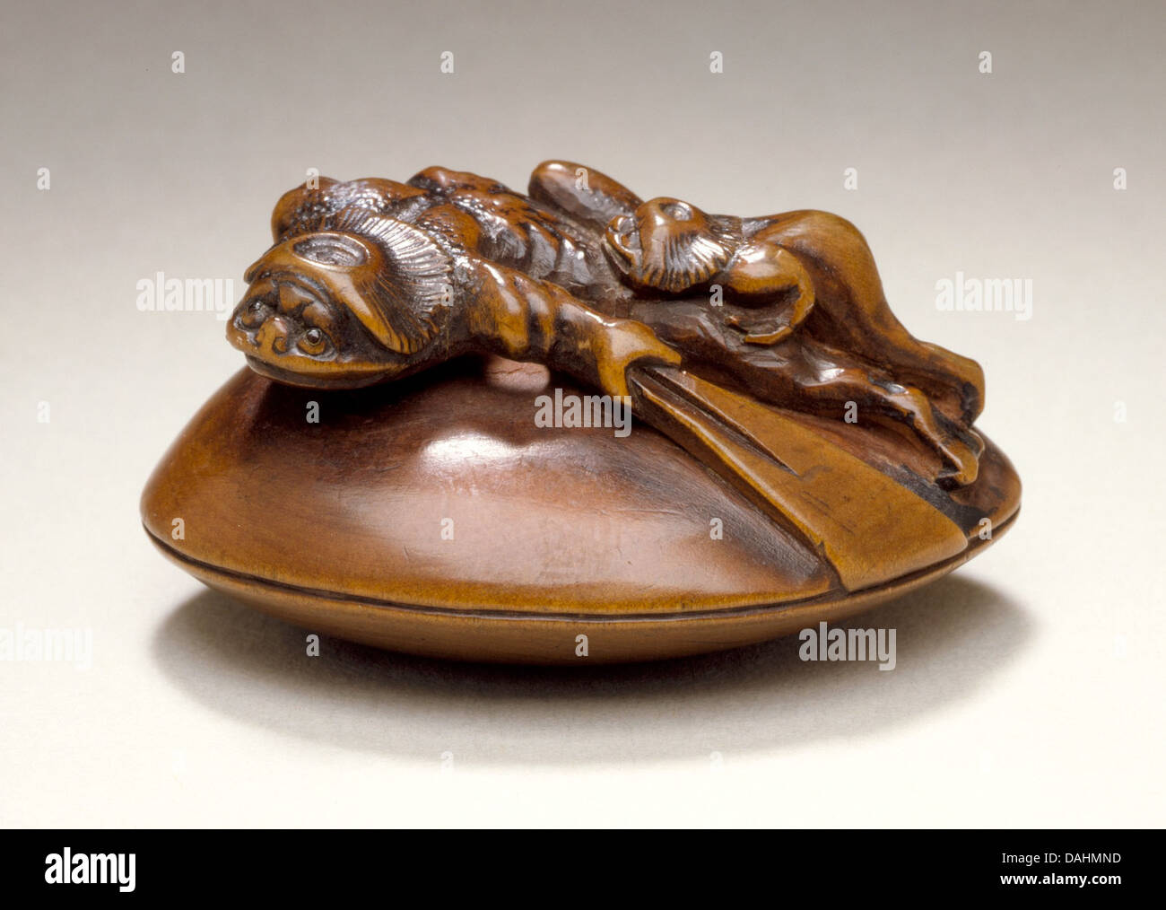 This artwork depicts a Kappa, a mythical creature from Japanese ...