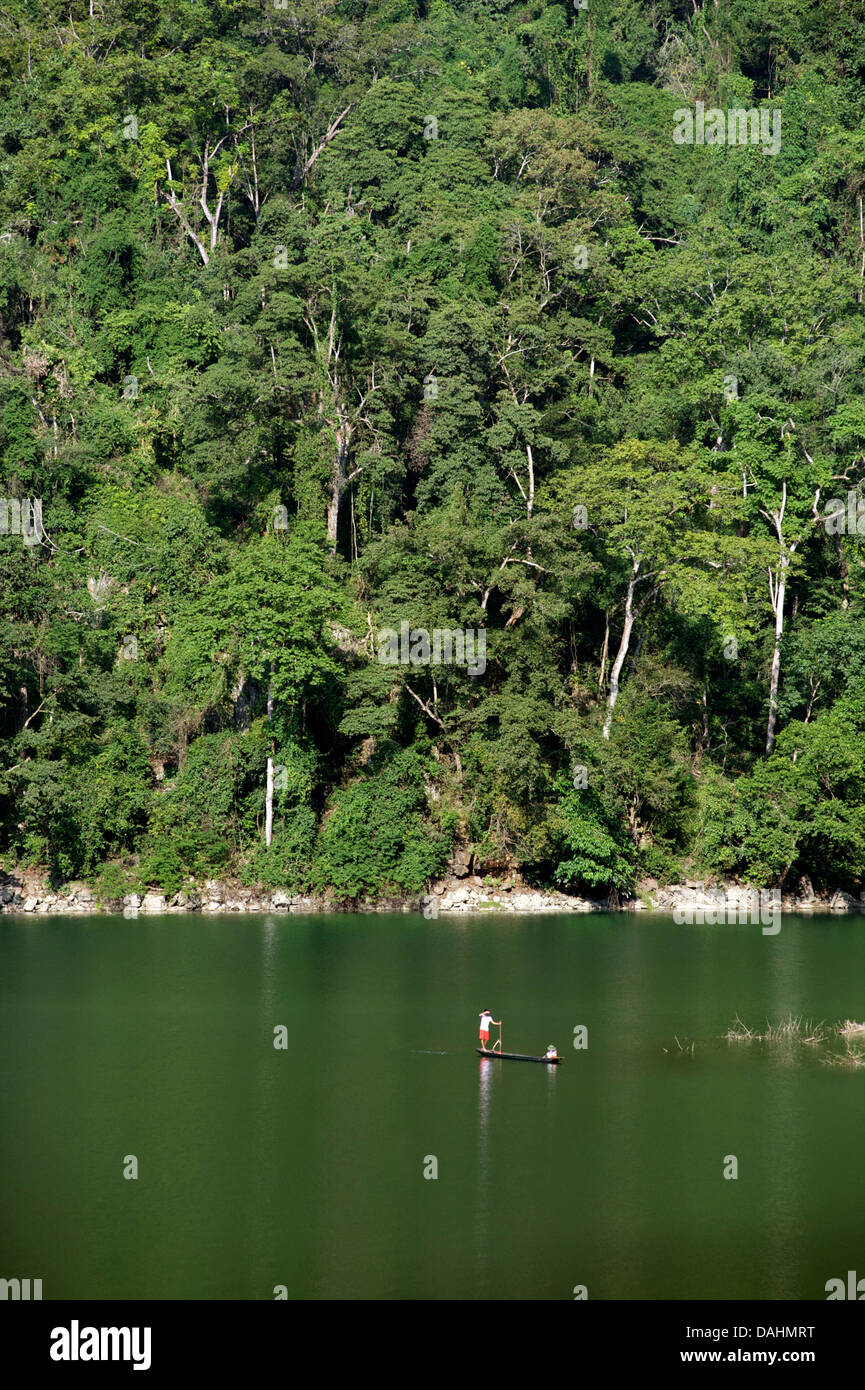 Ba Be lake is the largest natural lake in Vietnam. Bac Kan district ...