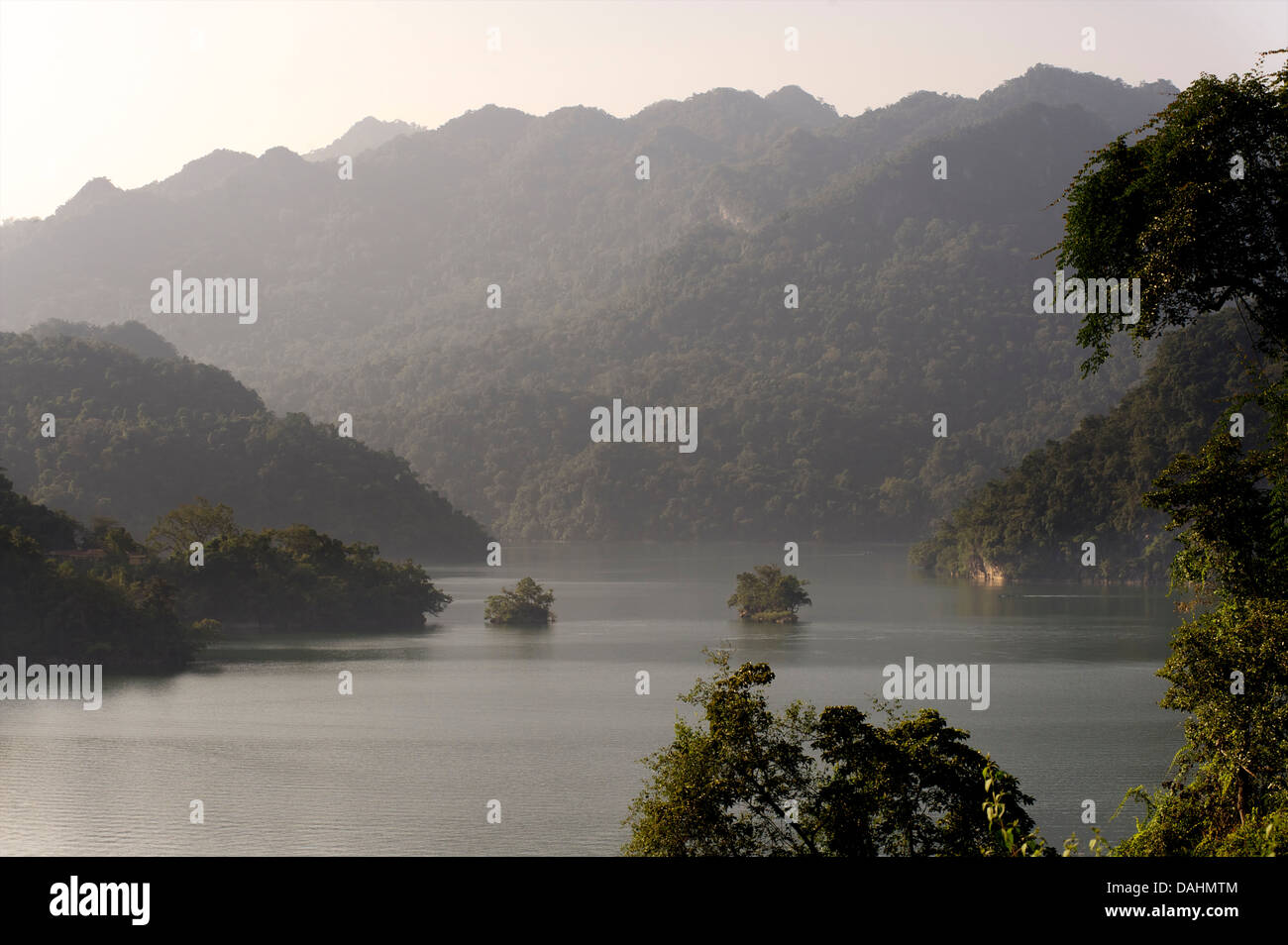 The largest natural lake in vietnam nam mau commune hi-res stock ...