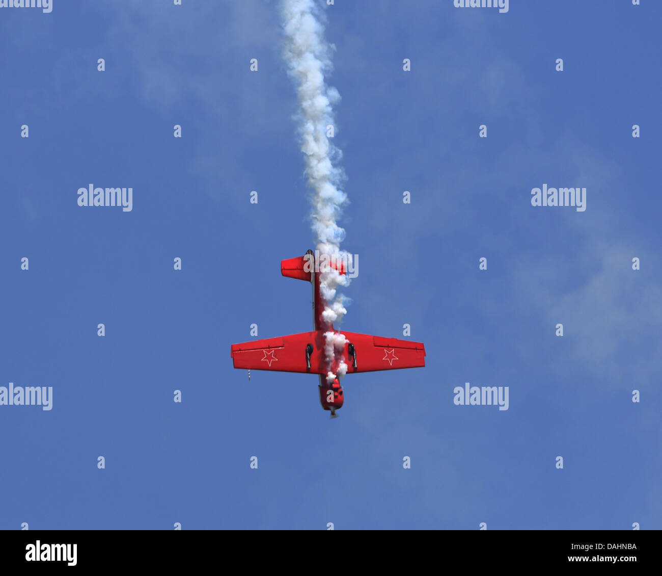 Duxford, UK. 13th July, 2013. The AeroStars' Aerobatic Team team ...
