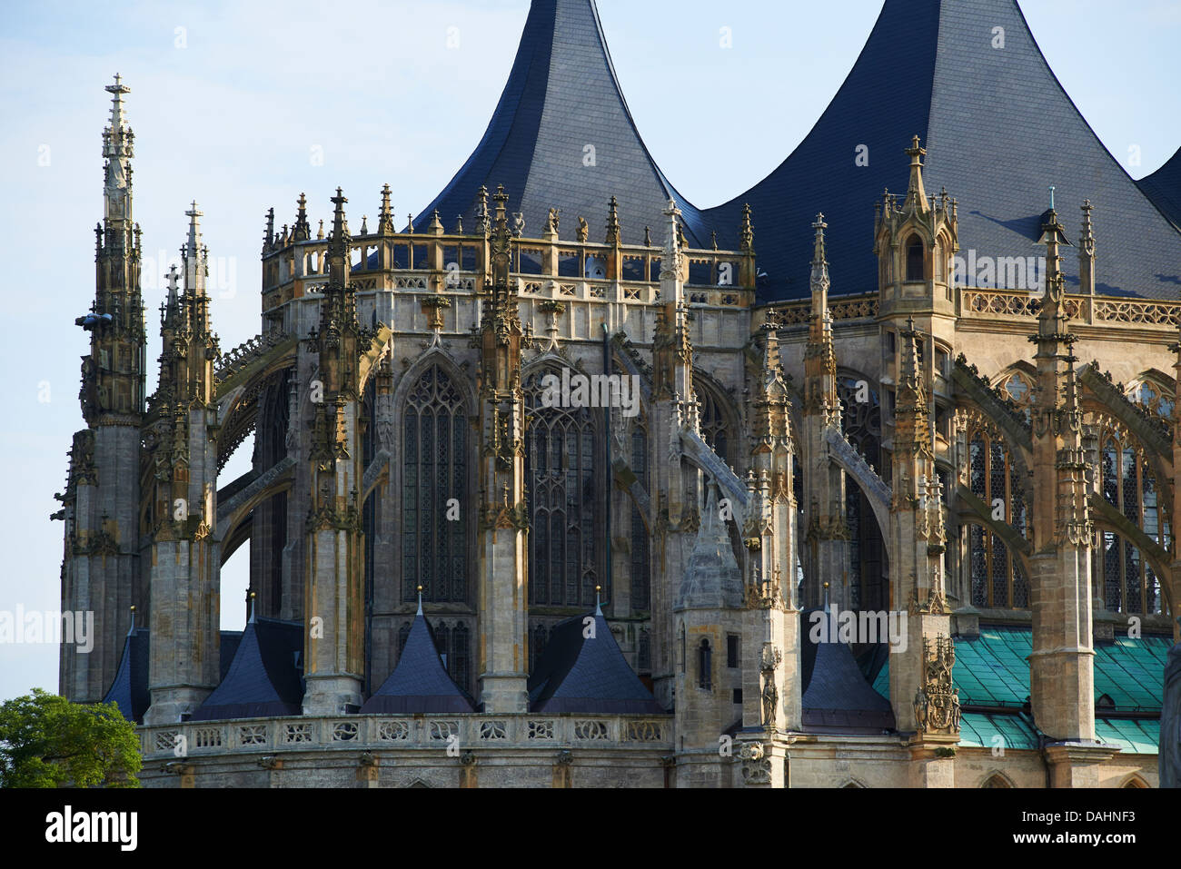 Cathedral of St. Barbora (St. Barbara's Church), Kutna Hora, Czech ...