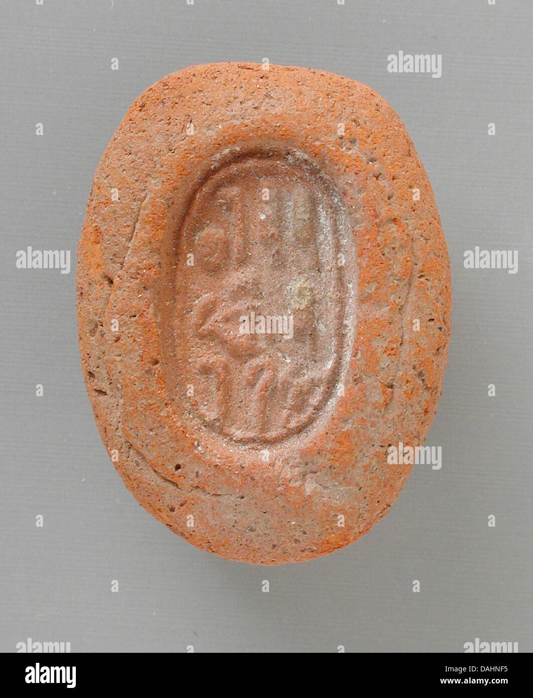 This mold, depicting the birth name of Egyptian King Ay, is a ...