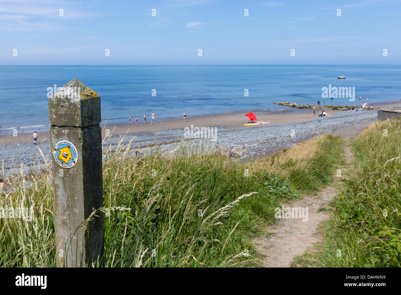 Aberaeron beach hi-res stock photography and images - Alamy