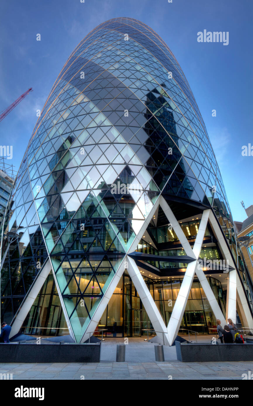 30 St Mary Axe (The Gherkin) London, England Stock Photo - Alamy