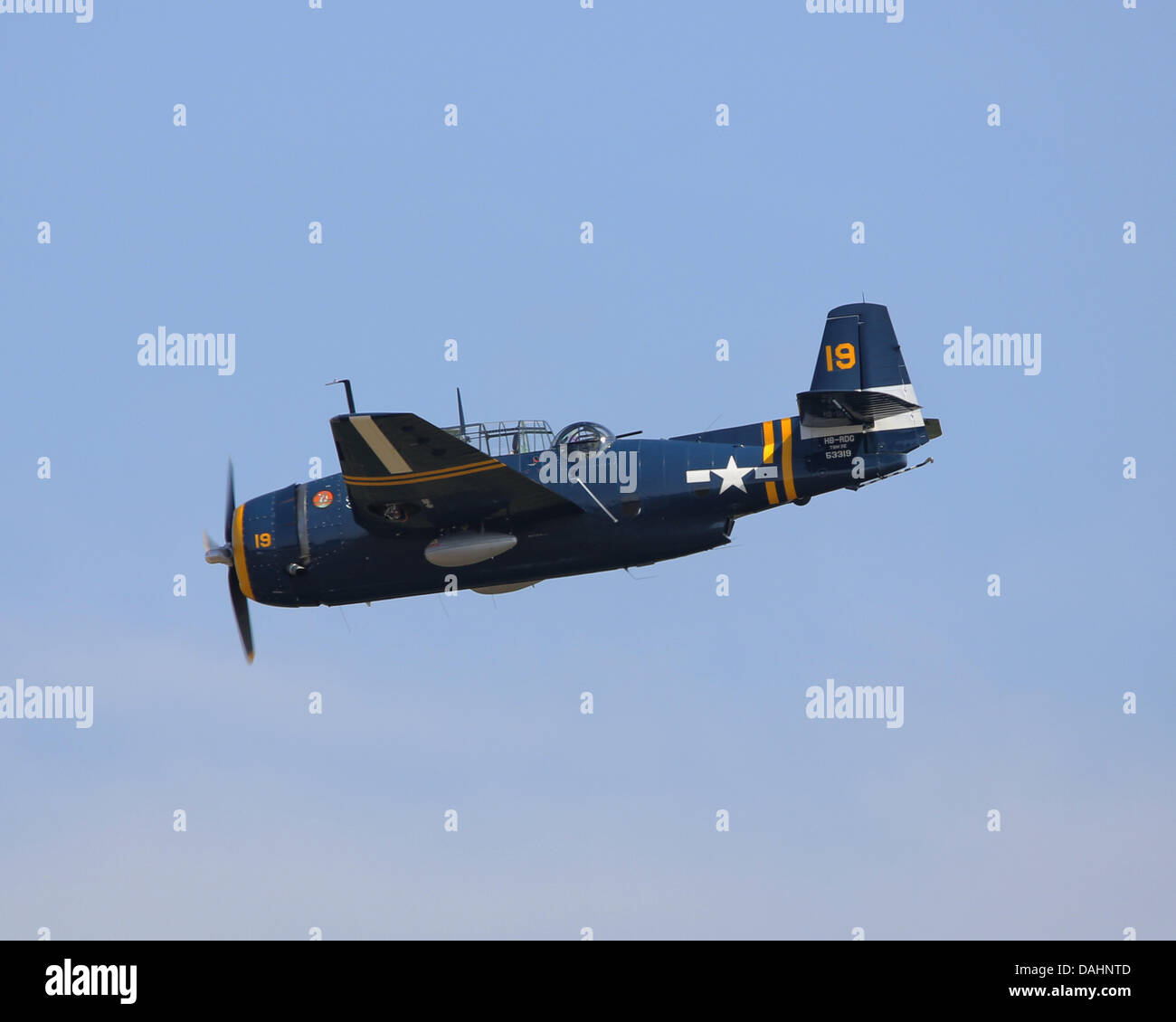 Duxford, UK. 13th July, 2013. US Navy World War 2 Grumman Avenger ...