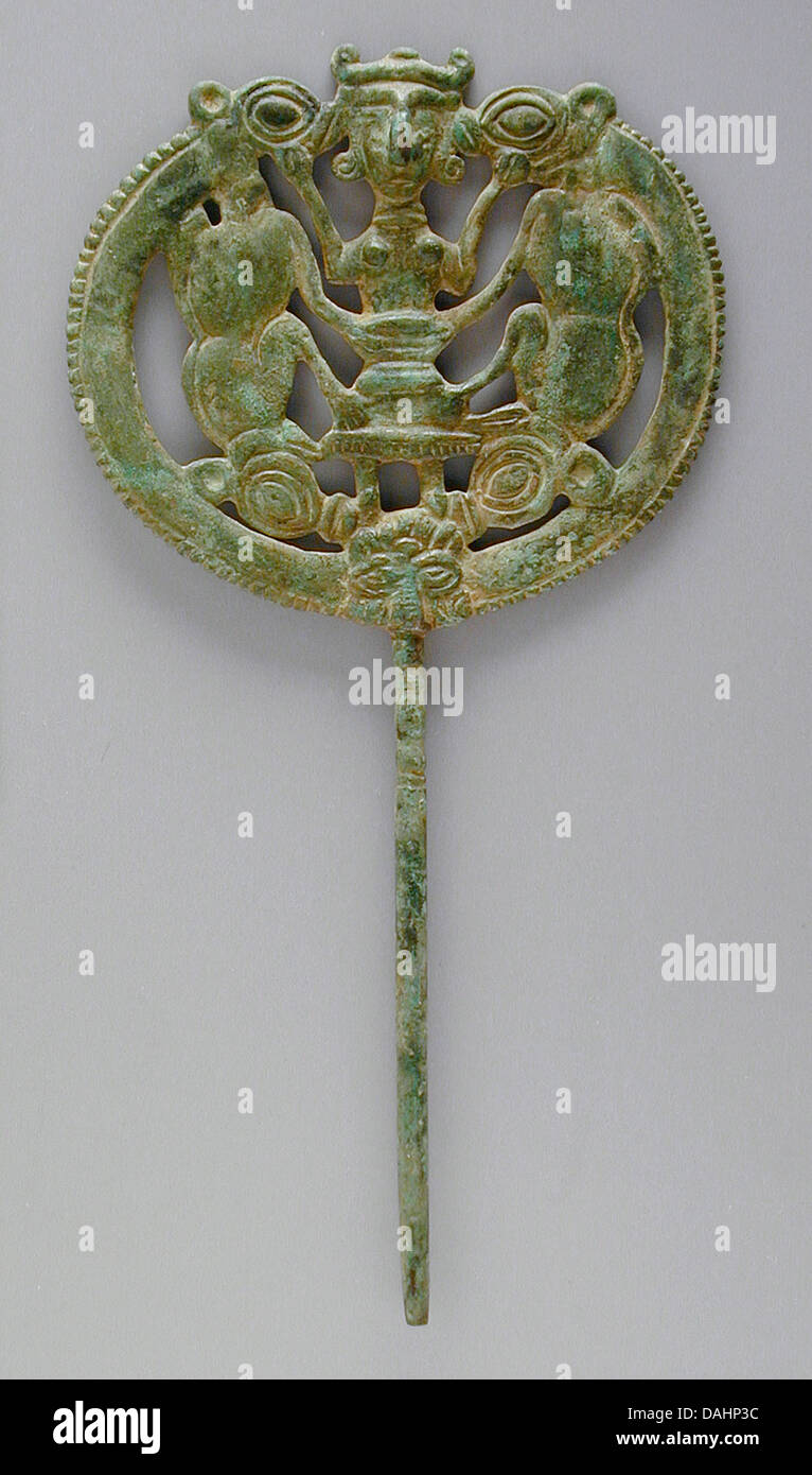 This openwork pinhead, displayed at LACMA, is a finely crafted object ...