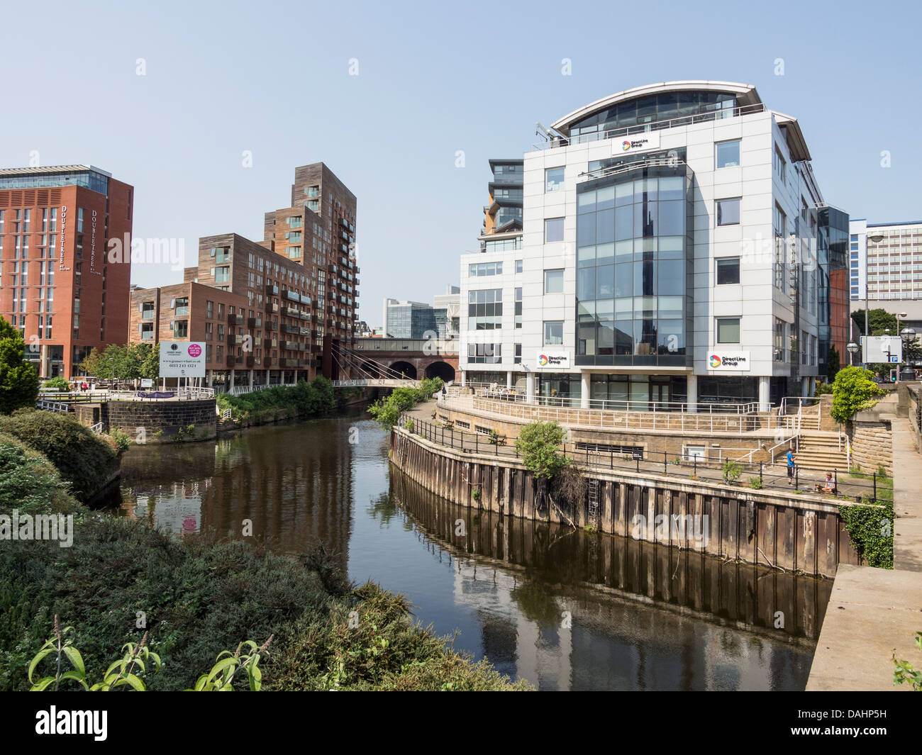 River aire leeds city centre hi-res stock photography and images - Alamy