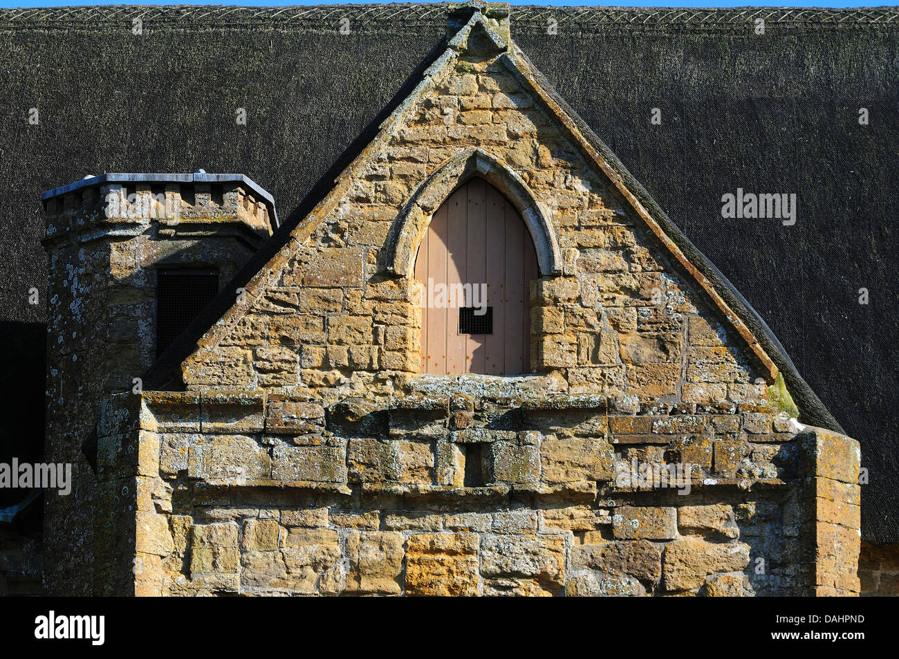 A view of the Tithe Barn at Abbotsbury Dorset UK Stock Photo - Alamy