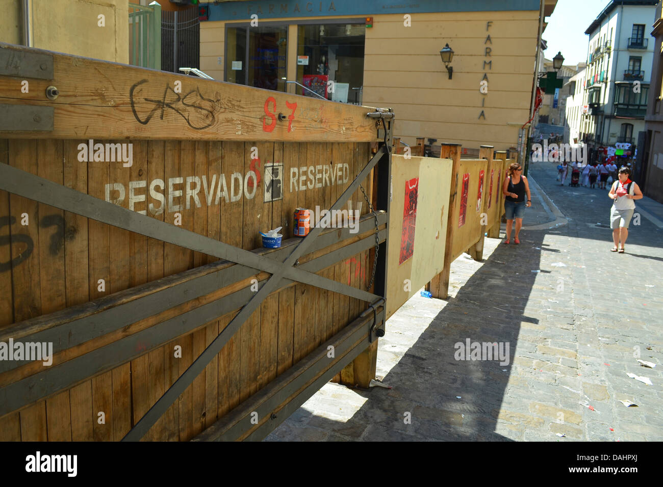 The Streets of Pamplona, Spain / Basque Country Stock Photo - Alamy