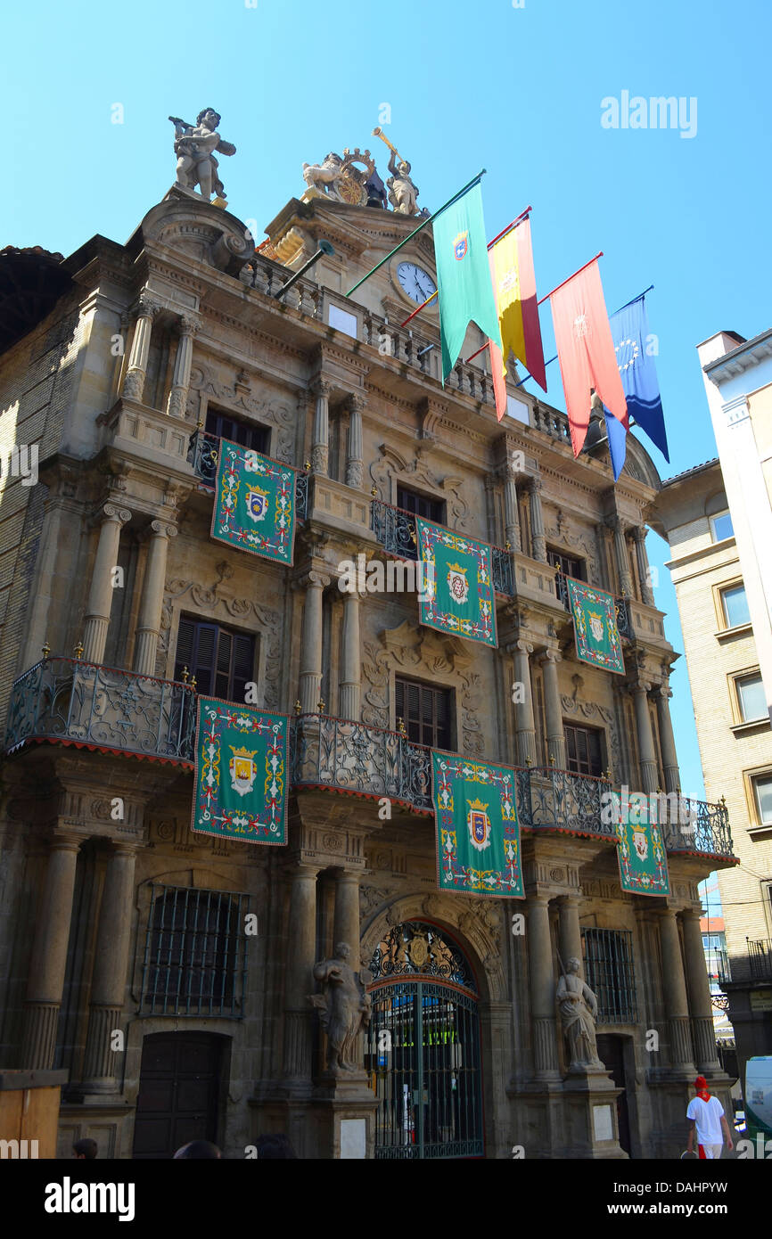 The Streets of Pamplona, Spain / Basque Country Stock Photo - Alamy
