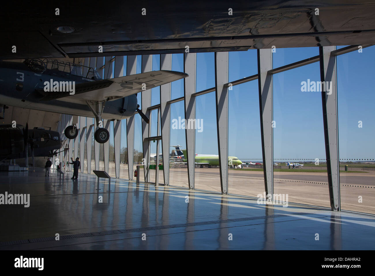 The American Air Museum at the Imperial War Museum at Duxford, designed ...