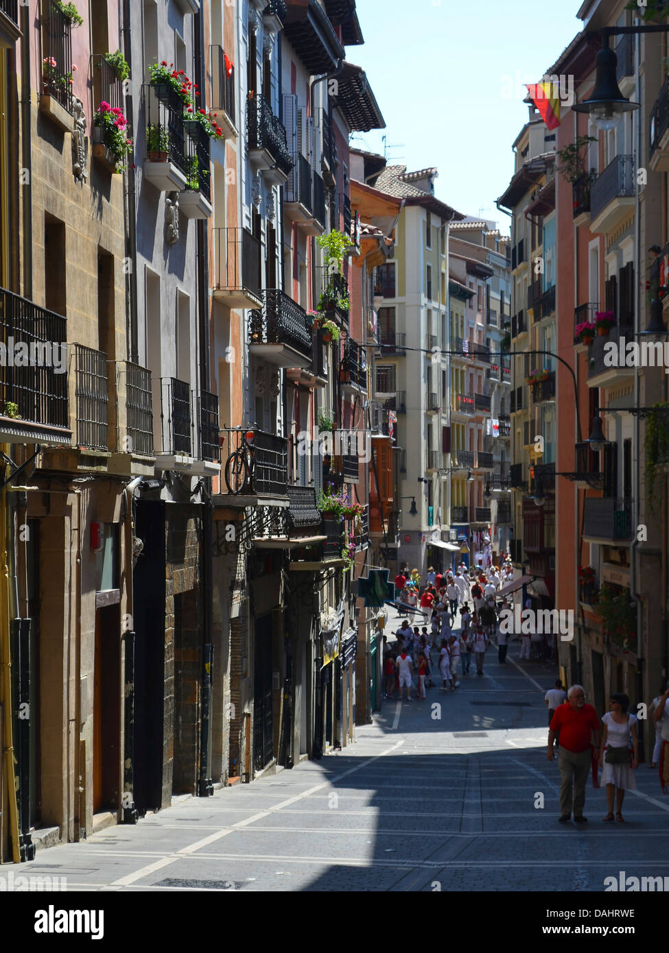The Streets of Pamplona, Spain / Basque Country Stock Photo - Alamy