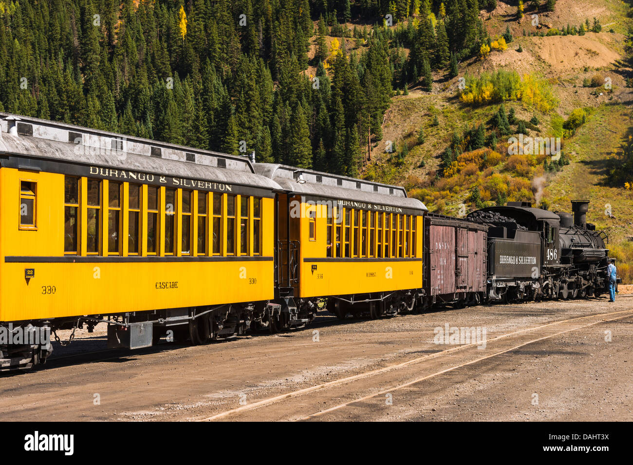 The Durango & Silverton Narrow Gauge Railroad, Silverton, Colorado USA ...