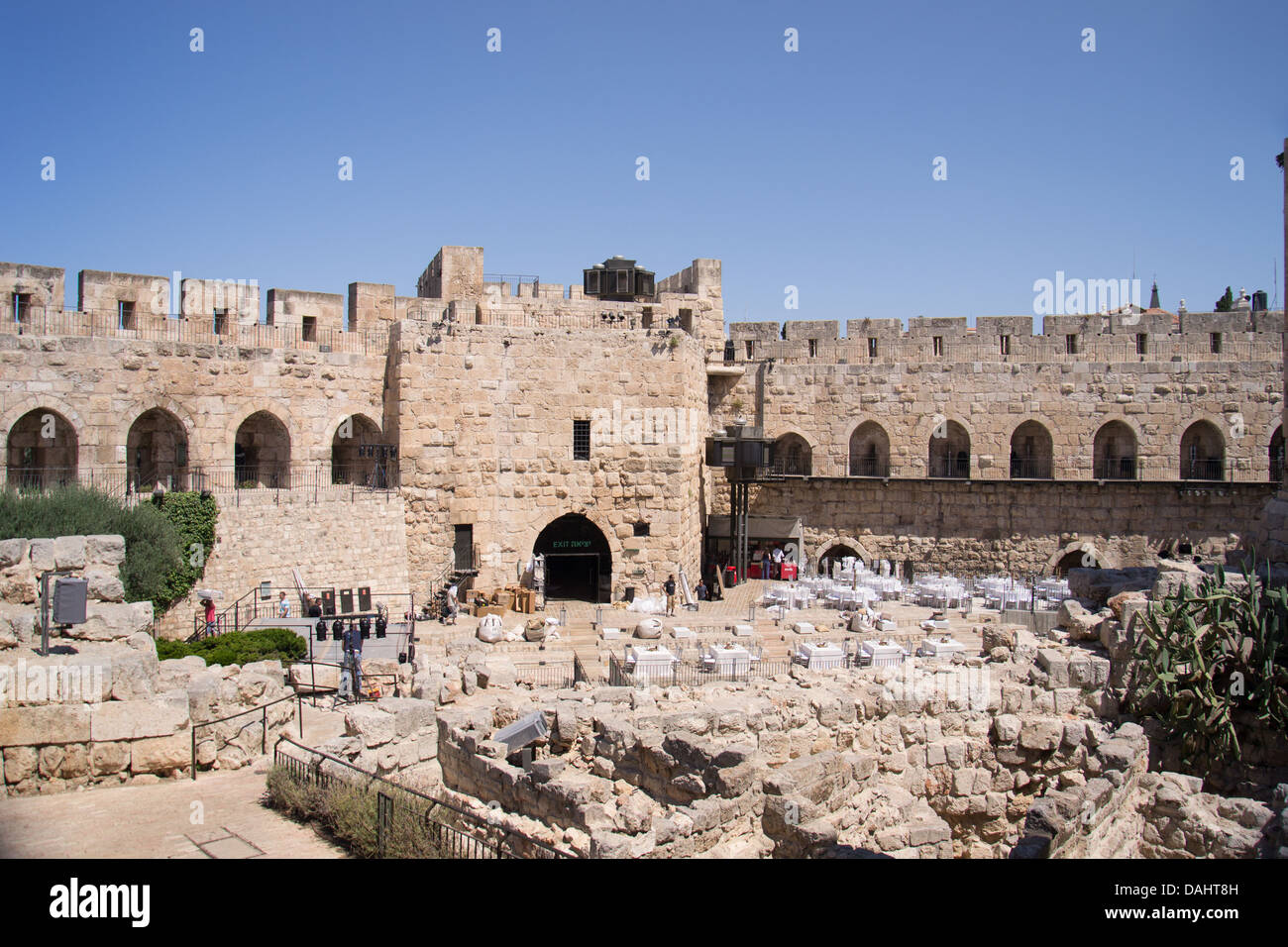 Inside the walls of the old city in Jerusalem Stock Photo - Alamy