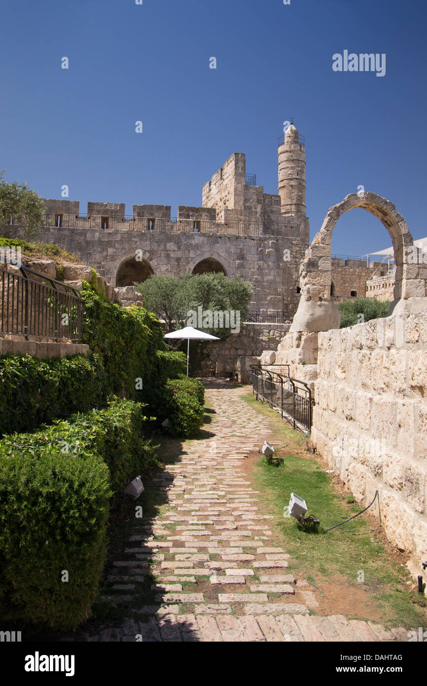 Tower Of David, in Jerusalem old city Stock Photo - Alamy