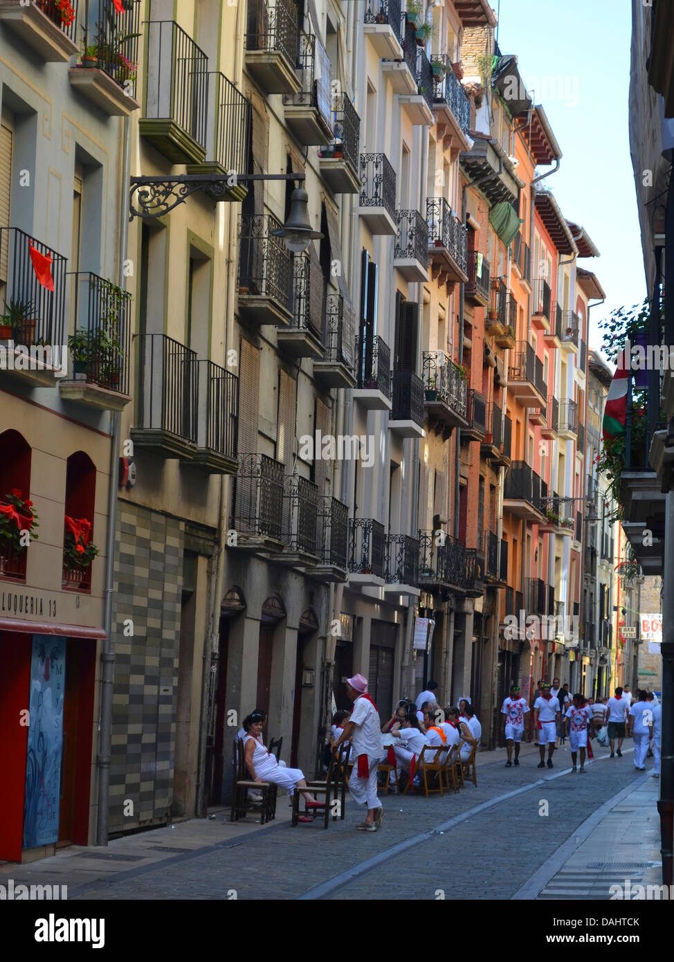 The Streets of Pamplona, Spain / Basque Country Stock Photo - Alamy