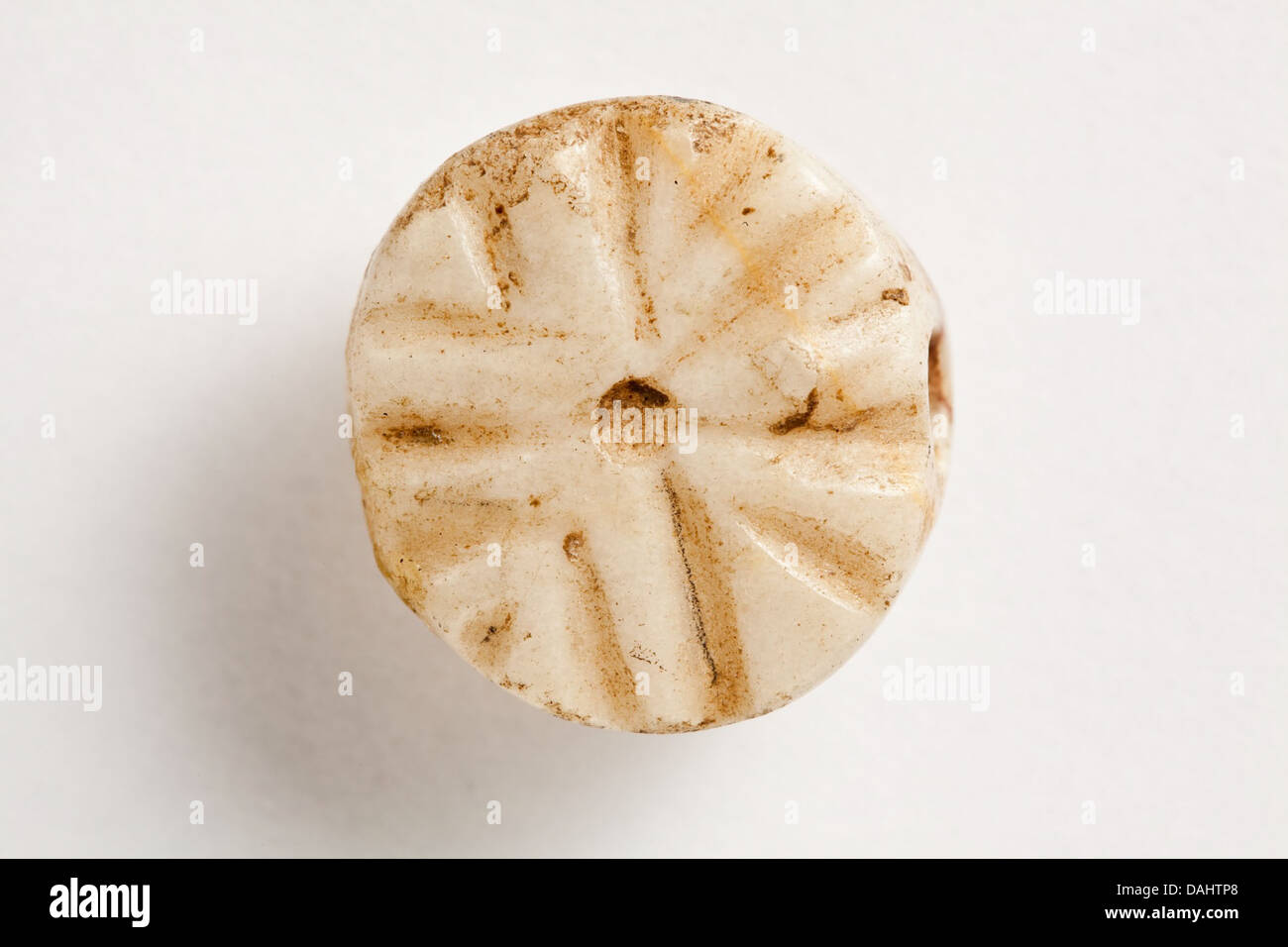 This hemispheroid stamp seal, used for imprinting designs, exemplifies ...