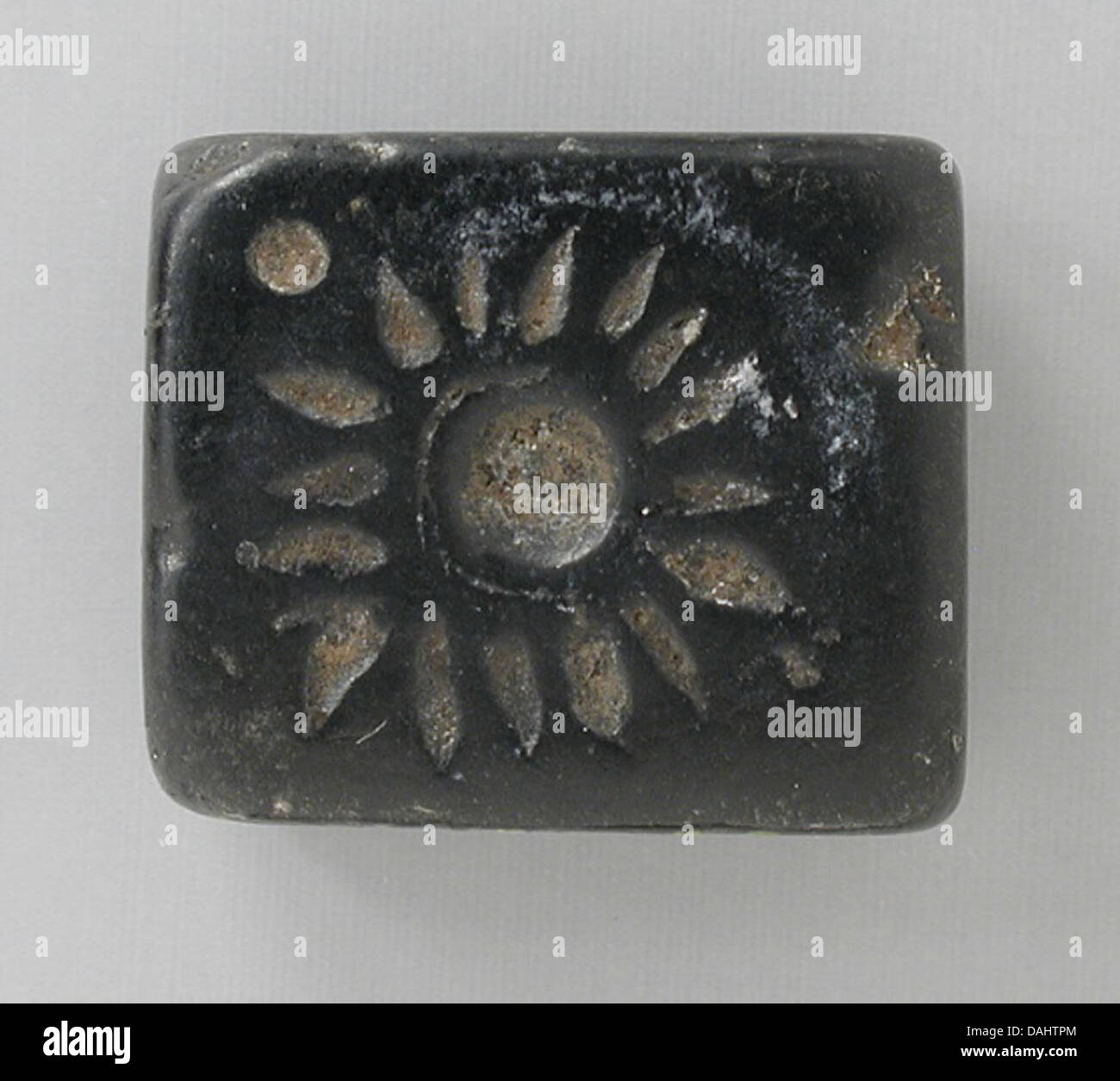 This tabloid-sized stamp seal from ancient times, part of the LACMA ...