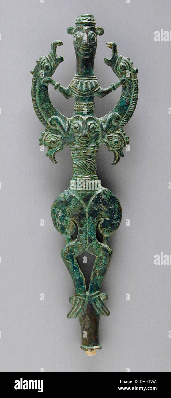 This standard finial, part of the LACMA collection, is a finely crafted ...