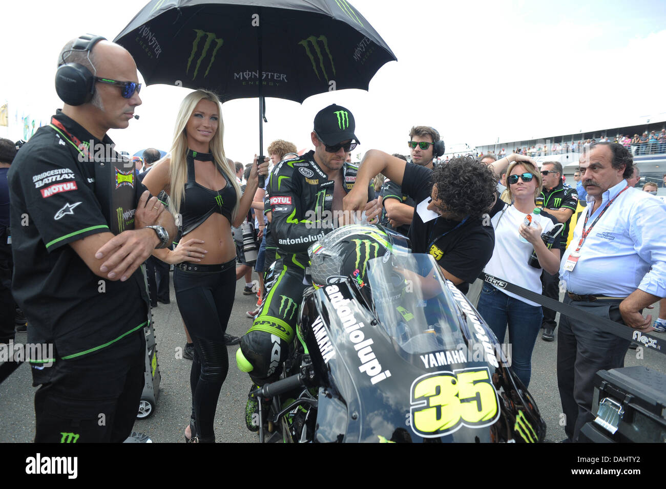 Oberlungwitz, Germany. 14th July, 2013. Cal Crutchlow (Monster Yamaha ...