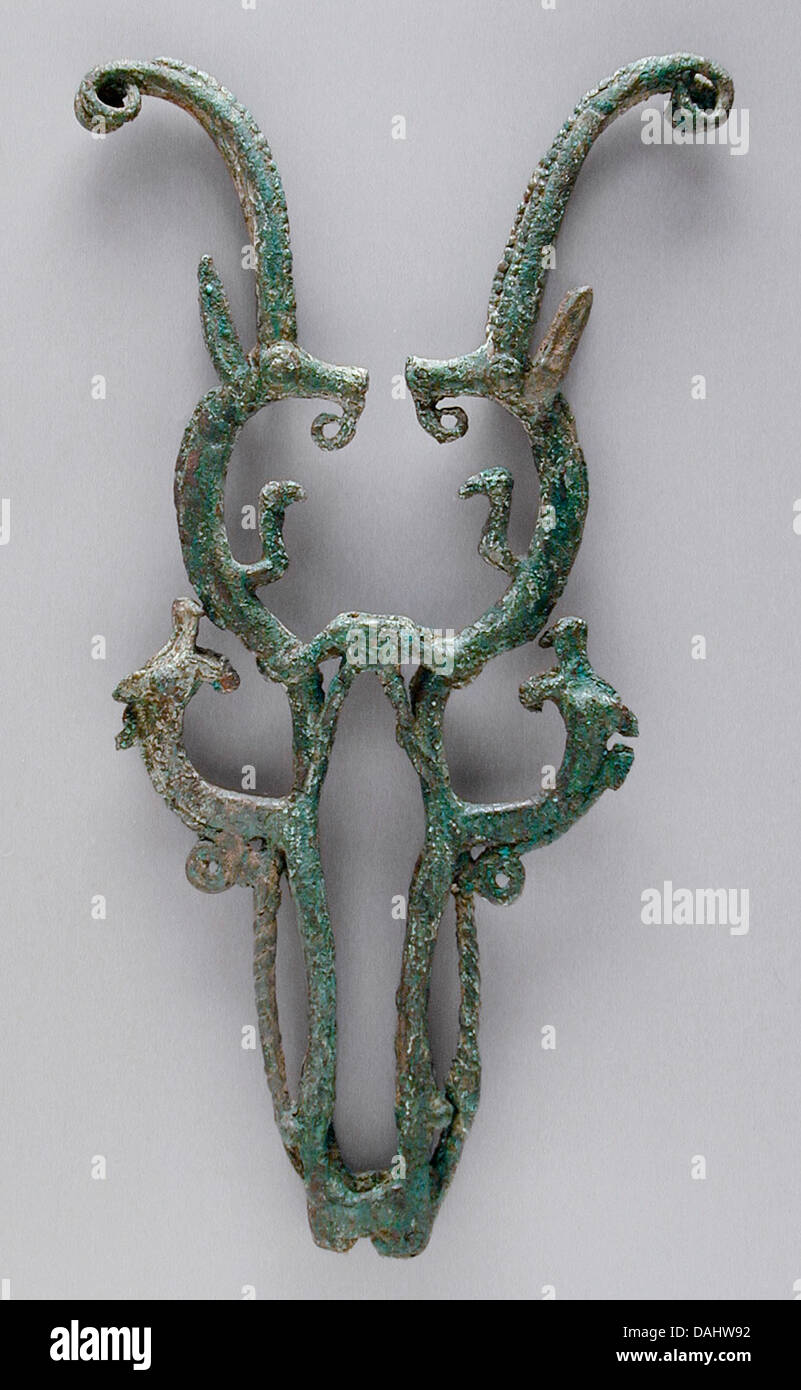 A standard finial, a decorative element that was placed atop a pole or ...