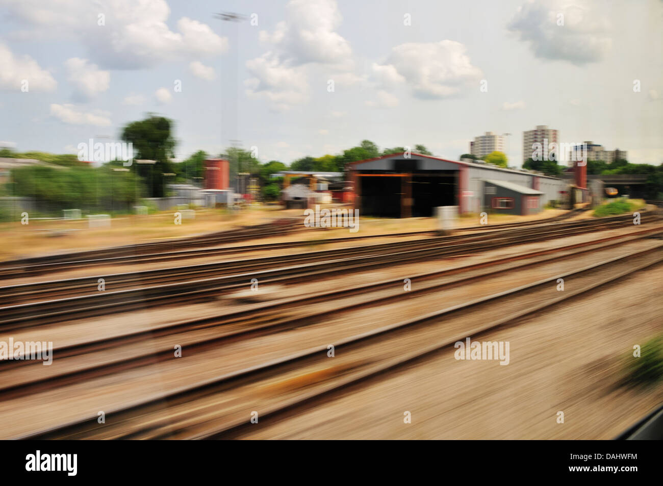 Blurred highspeed train hi-res stock photography and images - Alamy