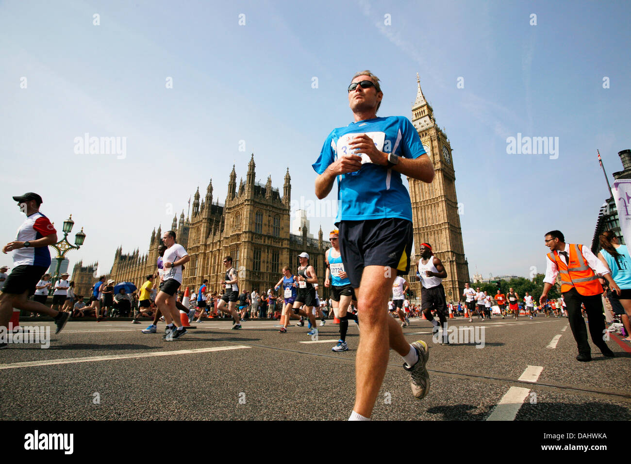 London, UK. 14th July, 2013. Runners in UK 10km fun run. The British ...