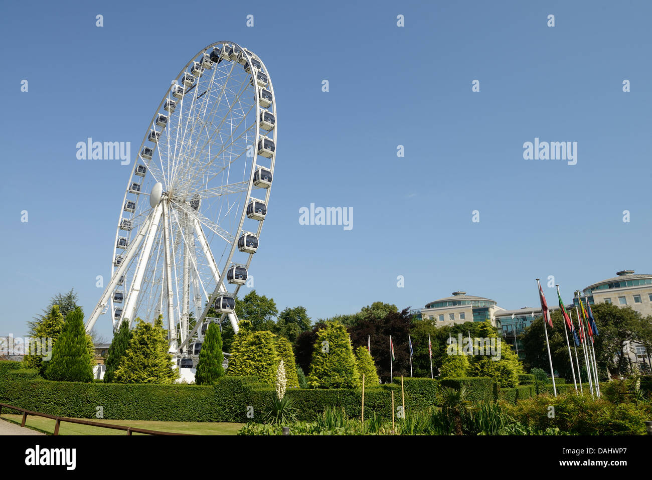 The large ferris wheel in York city centre UK Stock Photo - Alamy