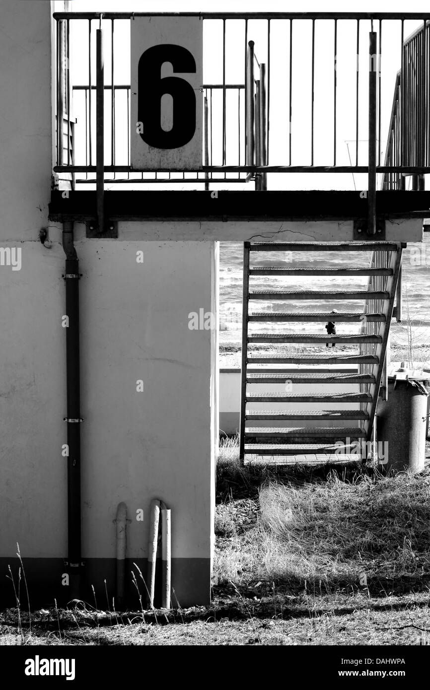 Guard house by the sea Stock Photo - Alamy
