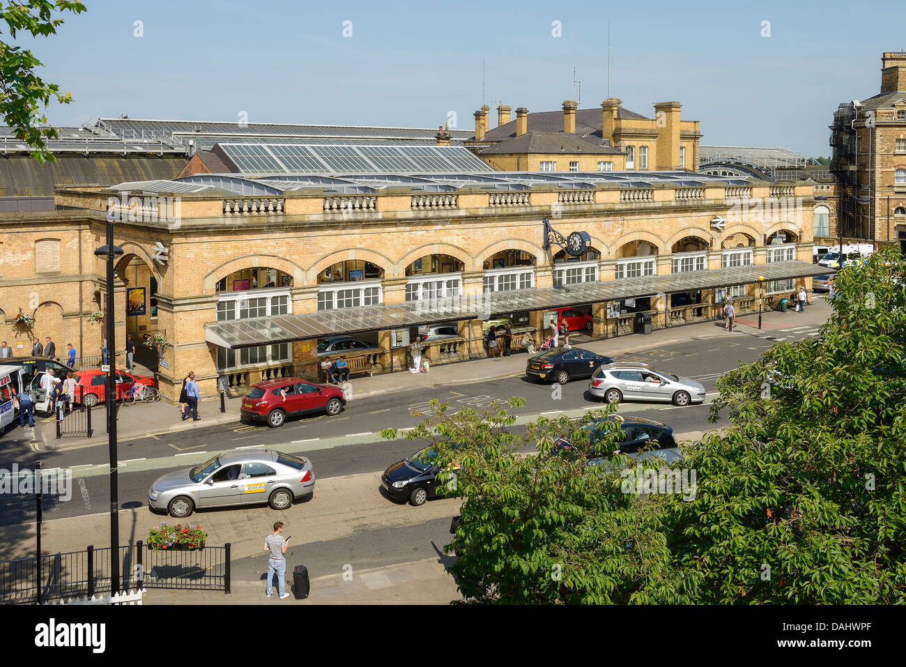 The mainline railway station in York city centre UK Stock Photo - Alamy