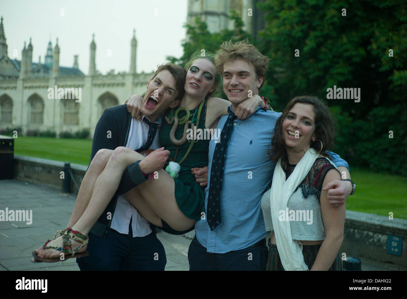 Cambridge Students May Balls, Students after a night of partying ...