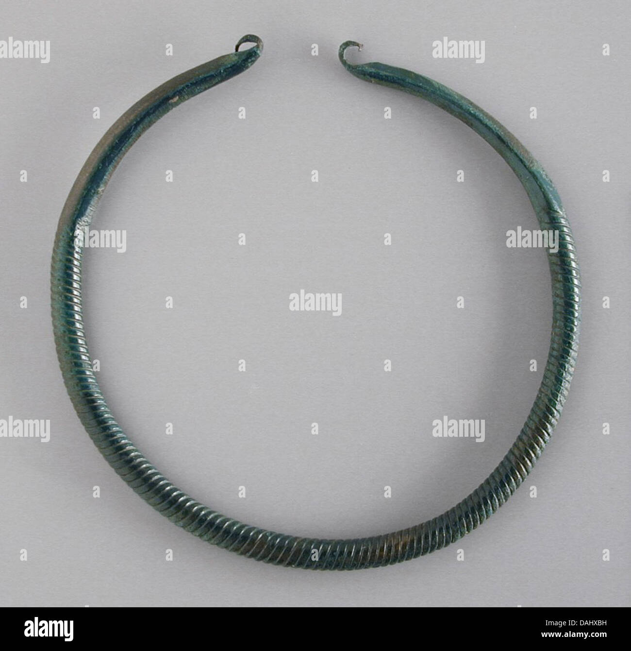 A bronze torque (neck ring) from LACMA's collection, showcasing ...