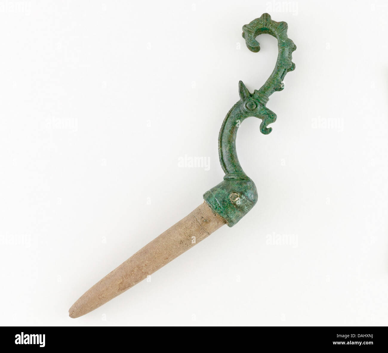 This whetstone socket is an ancient artifact designed to hold and ...