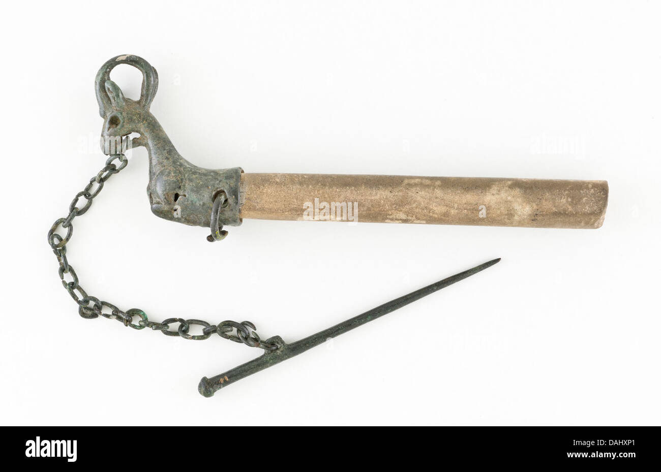 This whetstone socket is an example of ancient toolmaking, used for ...