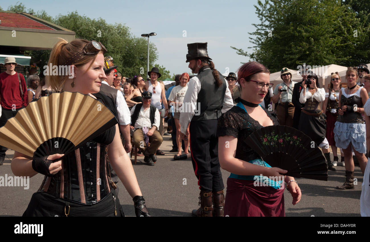 Markfield Park Tottenham, London, England UK 014/07/2013. Steampunk ...