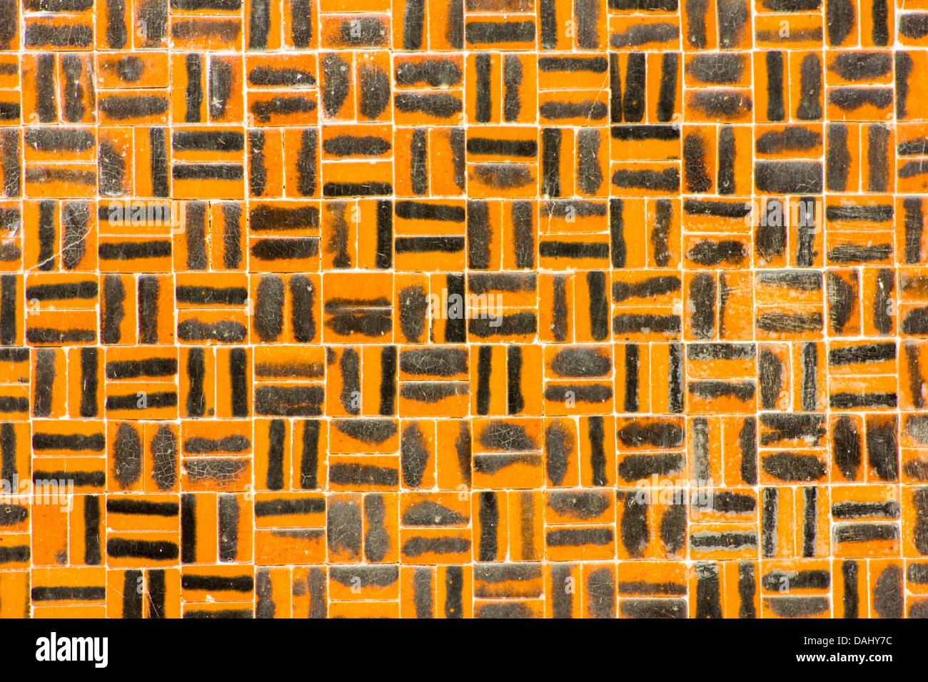 orange tiles texture wall Stock Photo - Alamy