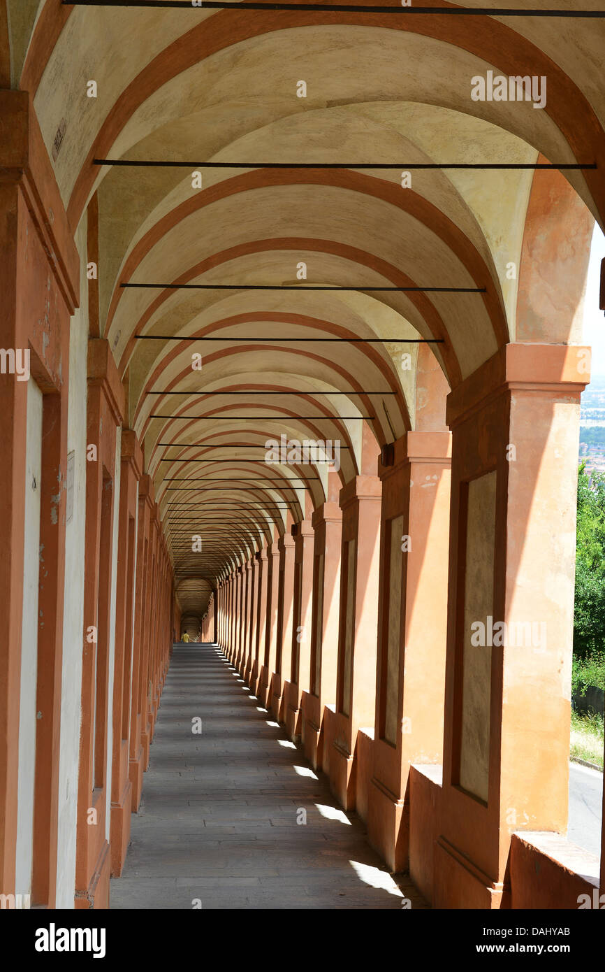 Bologna portico arcade the longest porticos in the world leading to San ...