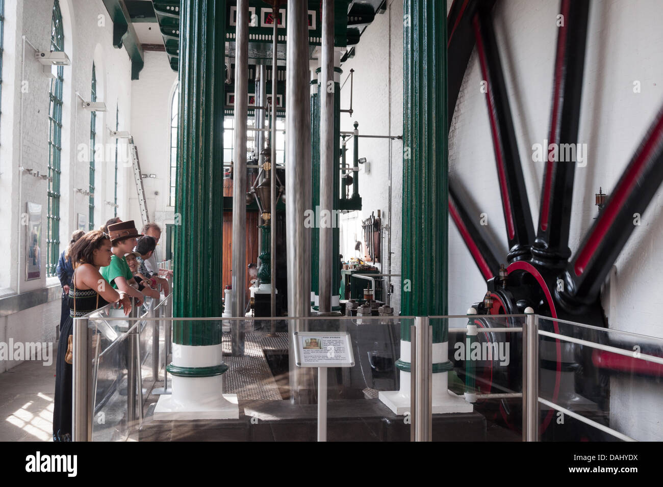 Markfield Park Tottenham, London, England UK 014/07/2013. Visitors view ...