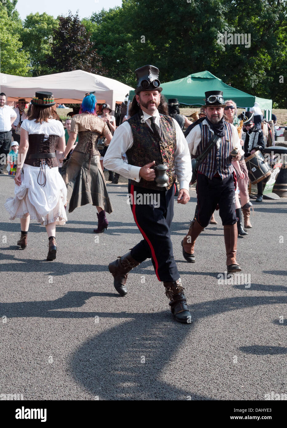 Markfield Park Tottenham, London, England UK 014/07/2013. Steampunk ...