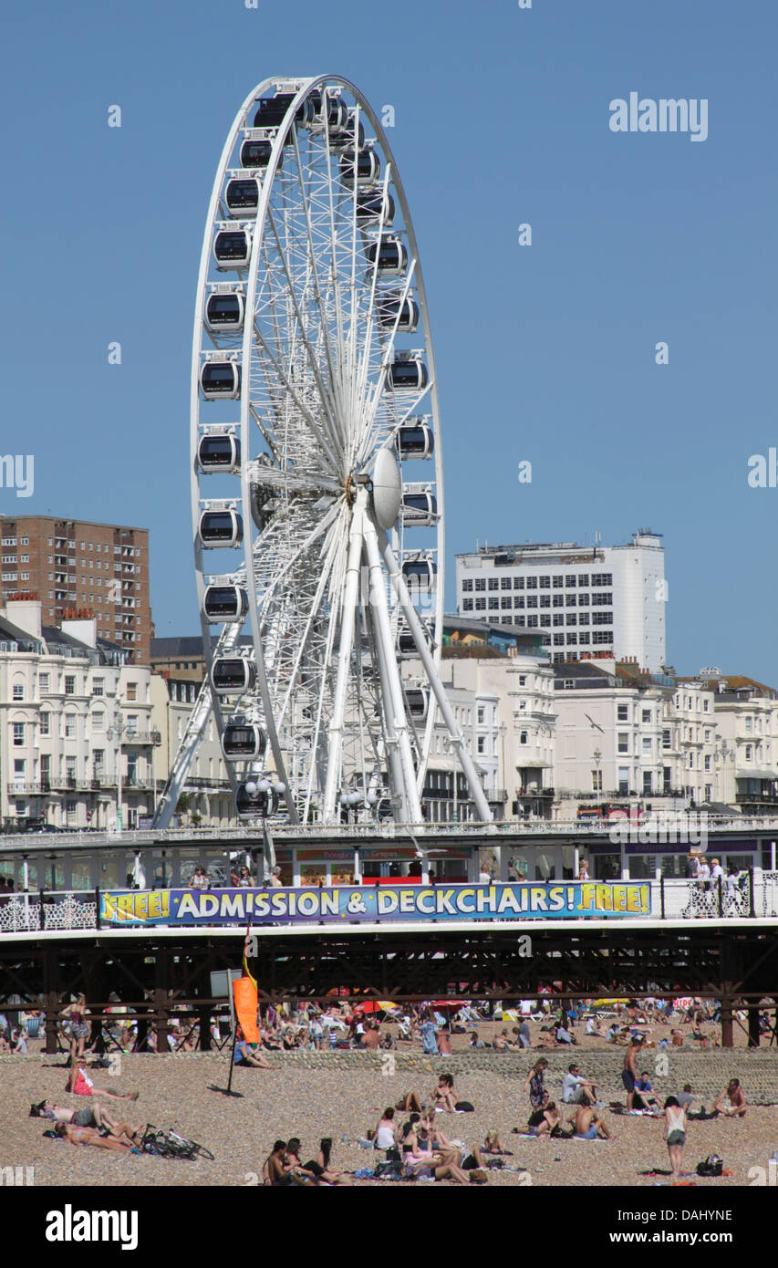 The Brighton Wheel Sussex Stock Photo - Alamy