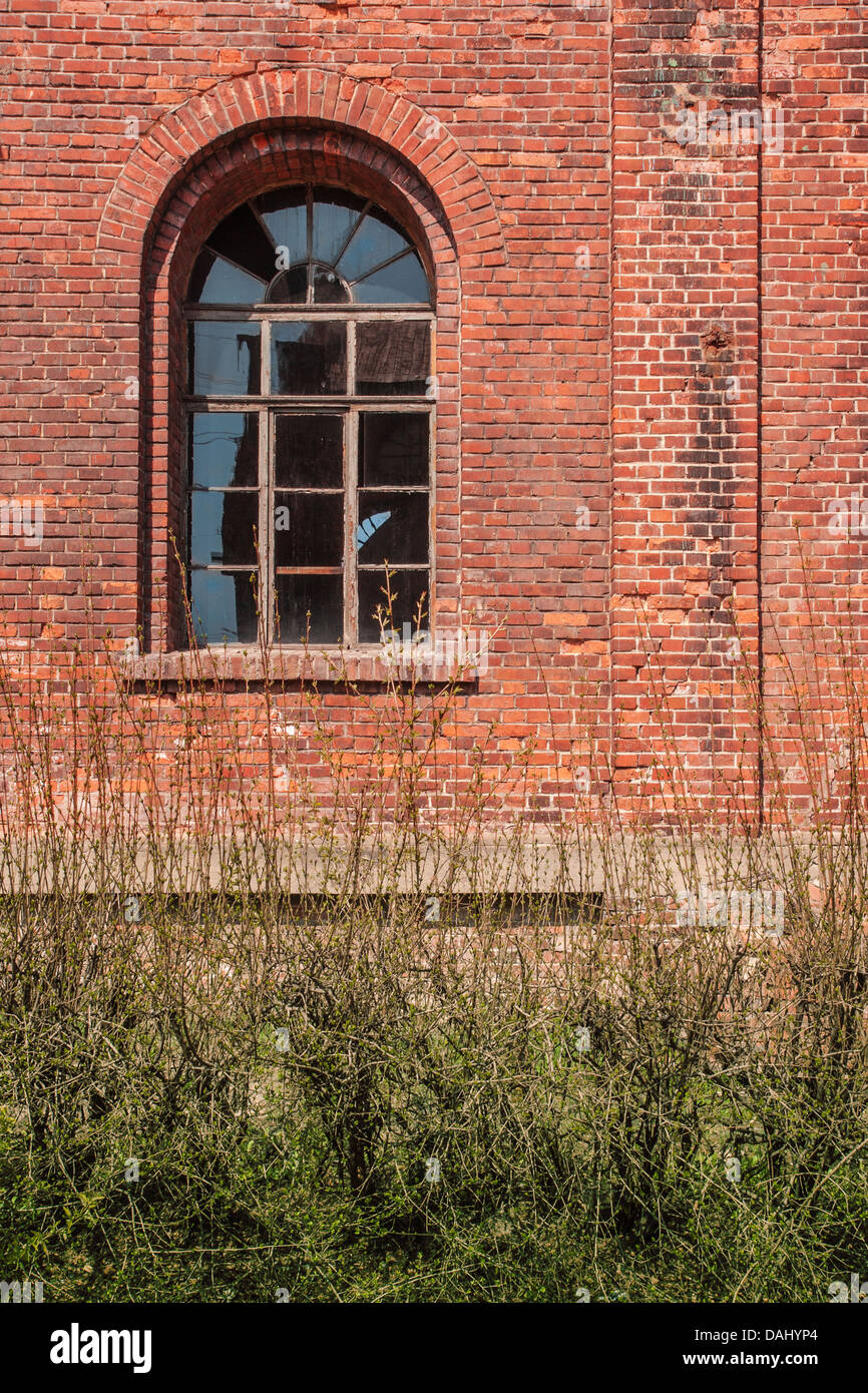 Window of an old factory Stock Photo - Alamy