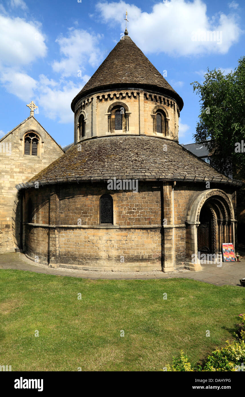 Cambridge, The Round Church, 12th century, commemorating the Holy ...