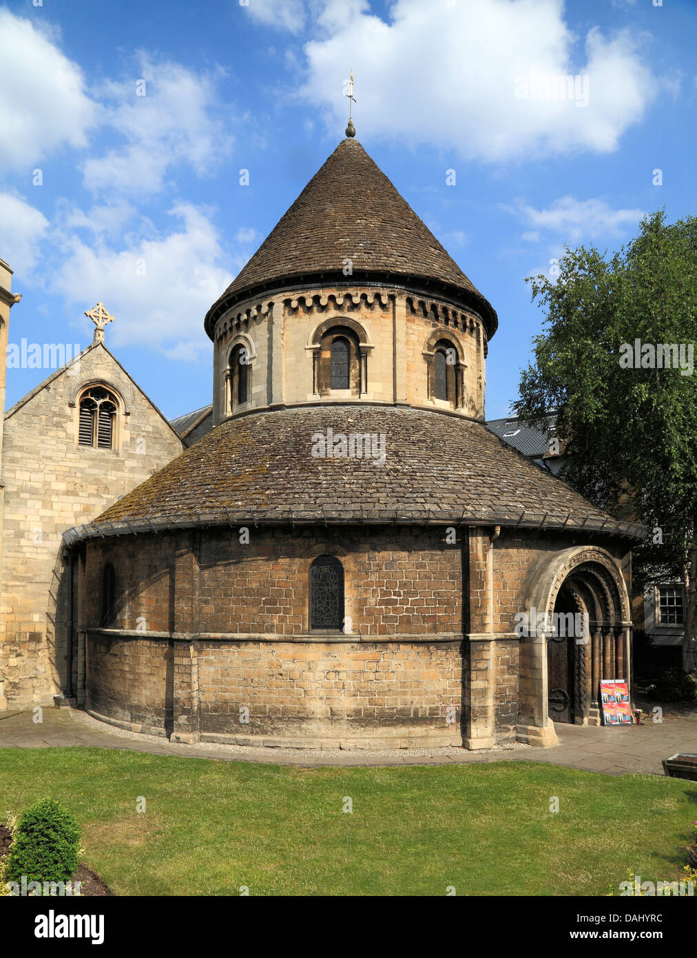 Cambridge, The Round Church, 12th century, commemorating the Holy ...