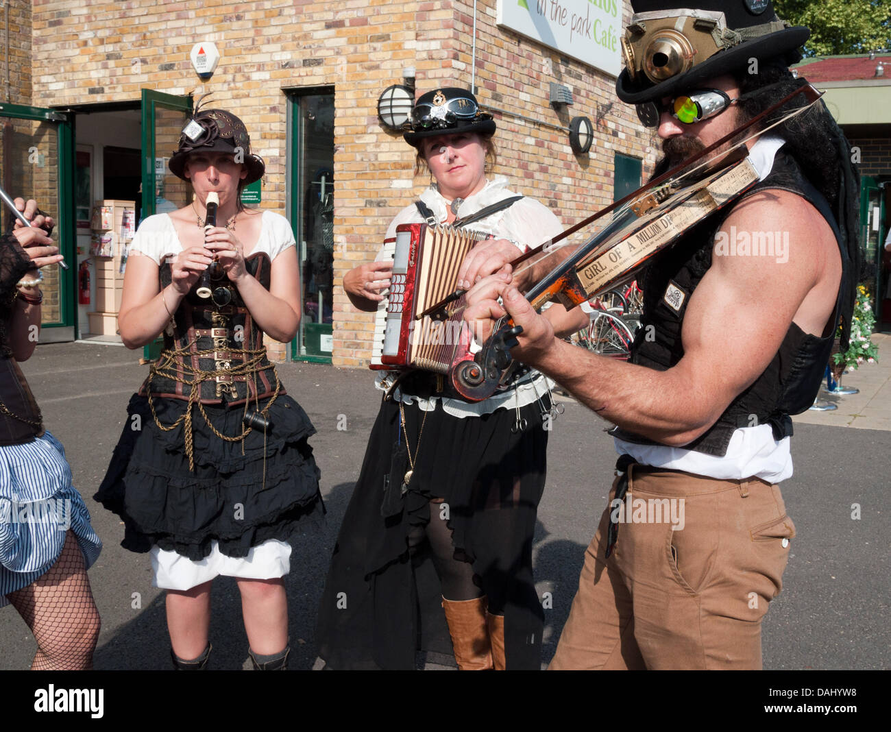 Markfield Park Tottenham, London, England UK 014/07/2013. Steampunk ...