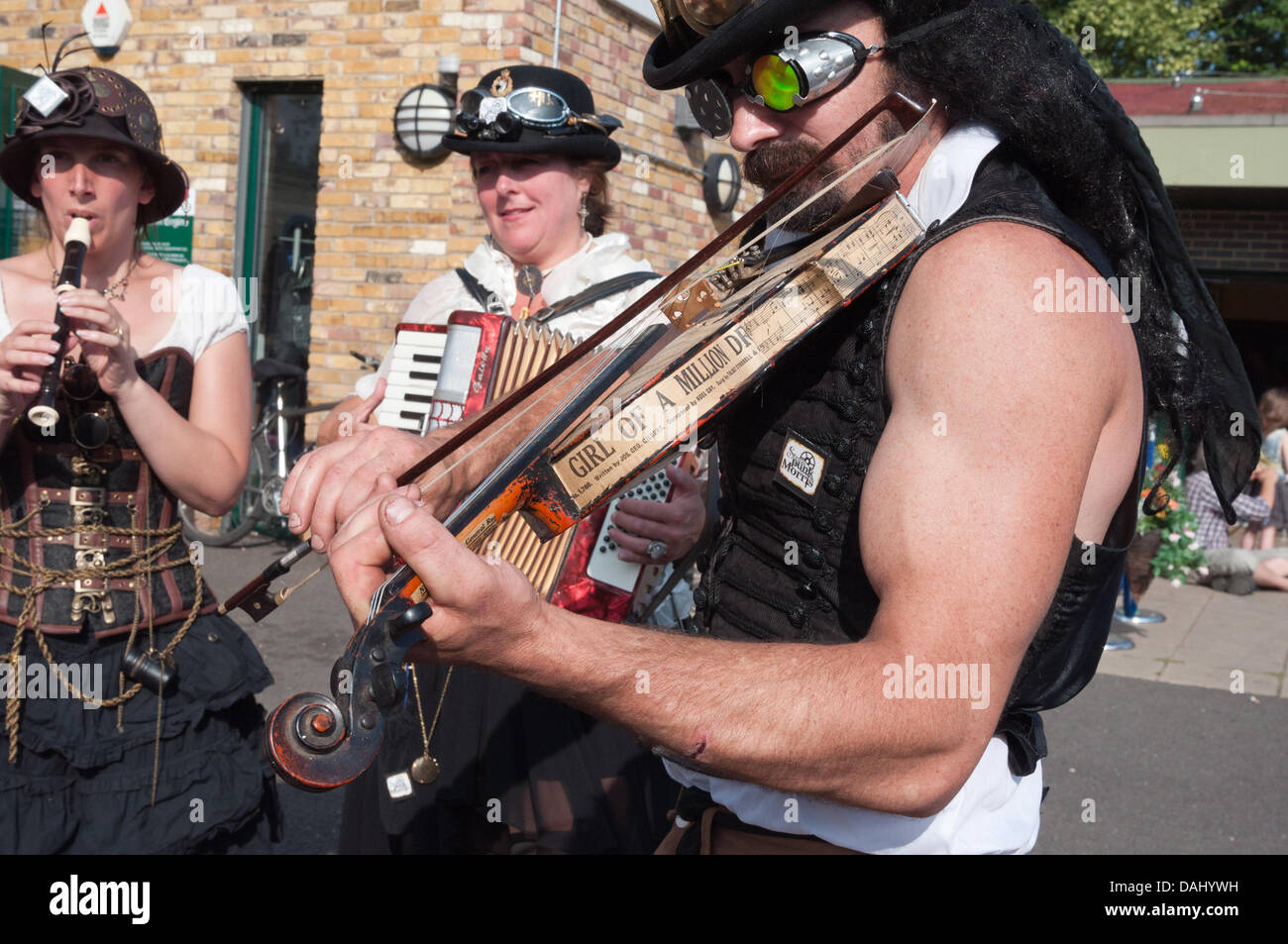 Markfield Park Tottenham, London, England UK 014/07/2013. Steampunk ...