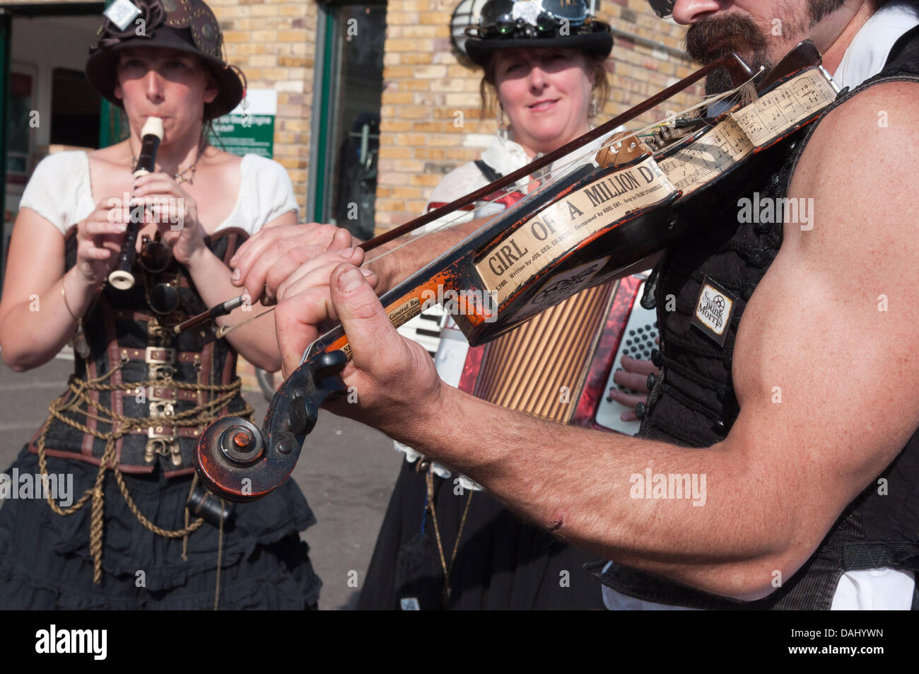 Markfield Park Tottenham, London, England UK 014/07/2013. Steampunk ...