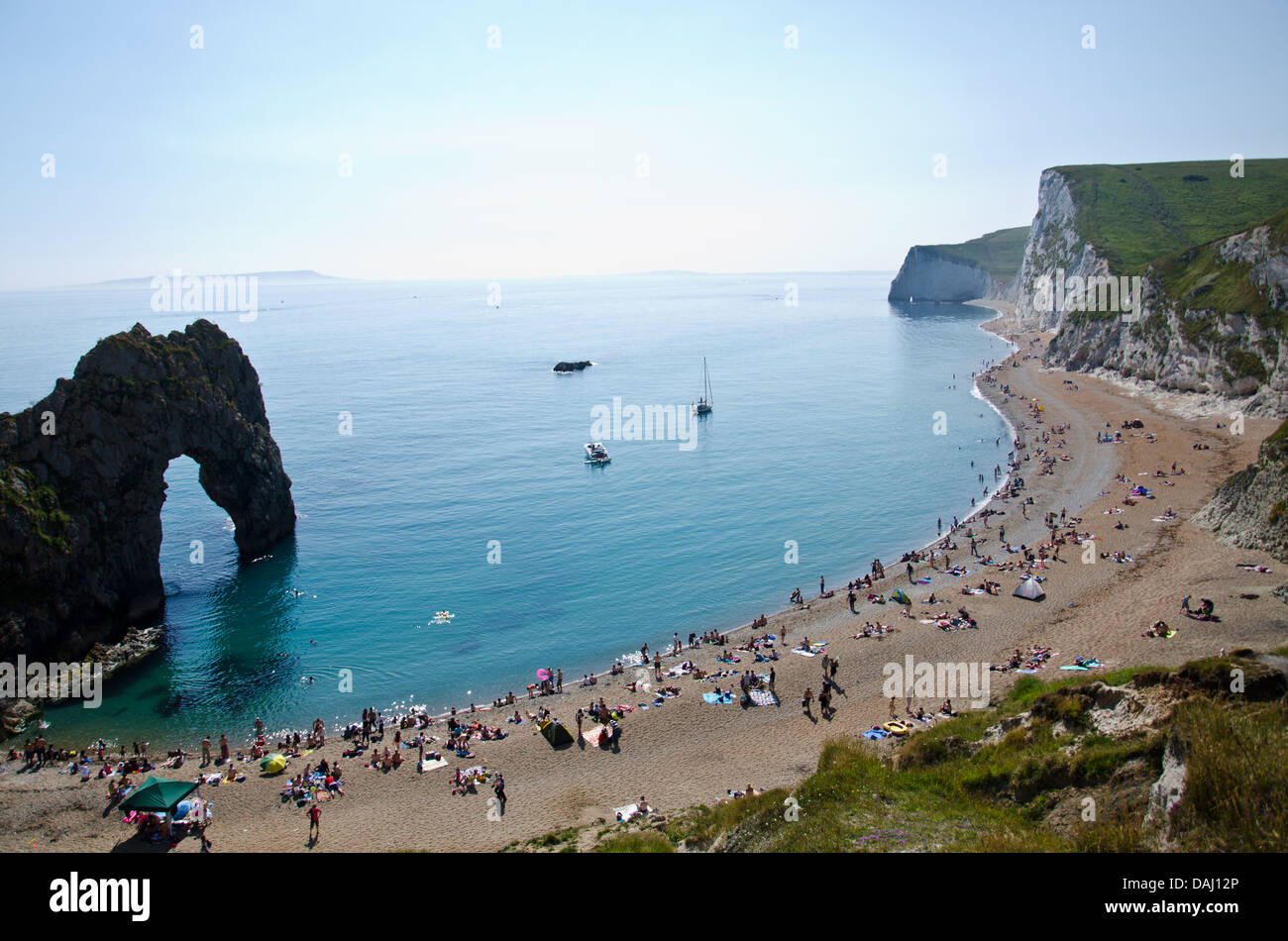 Durdle Door beach, Jurassic coast Stock Photo - Alamy