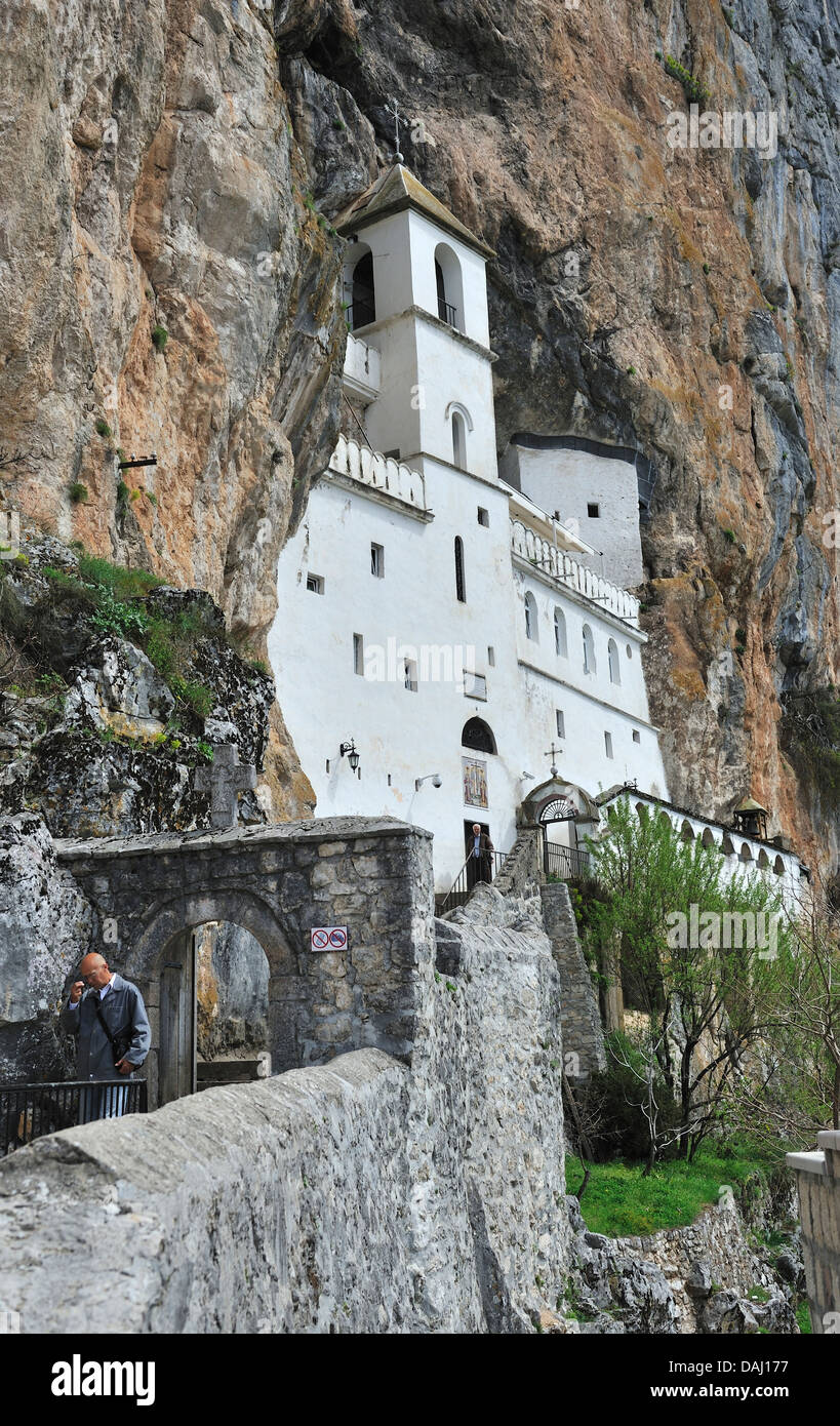 Upper Church, Ostrog Monastery, Montenegro Stock Photo - Alamy